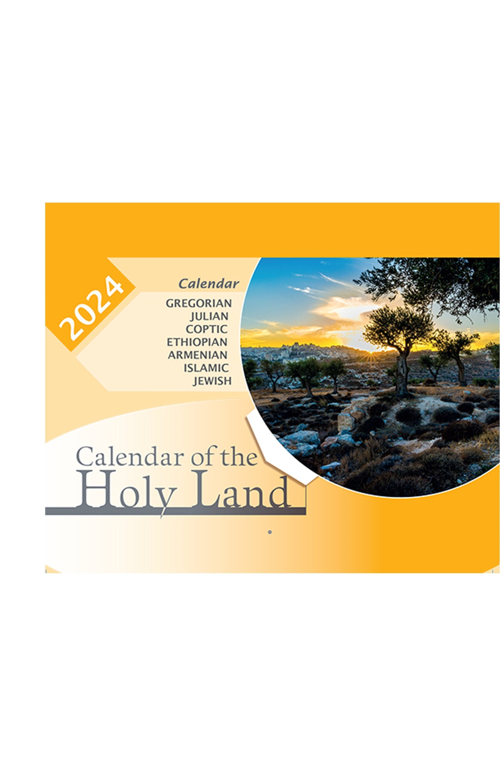 Calendar of the Holy Land 2024 - English Version | Franciscan Monastery ...