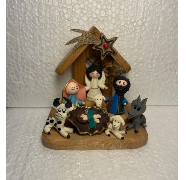 Nativity Clay Creche | Franciscan Monastery of the Holy Land