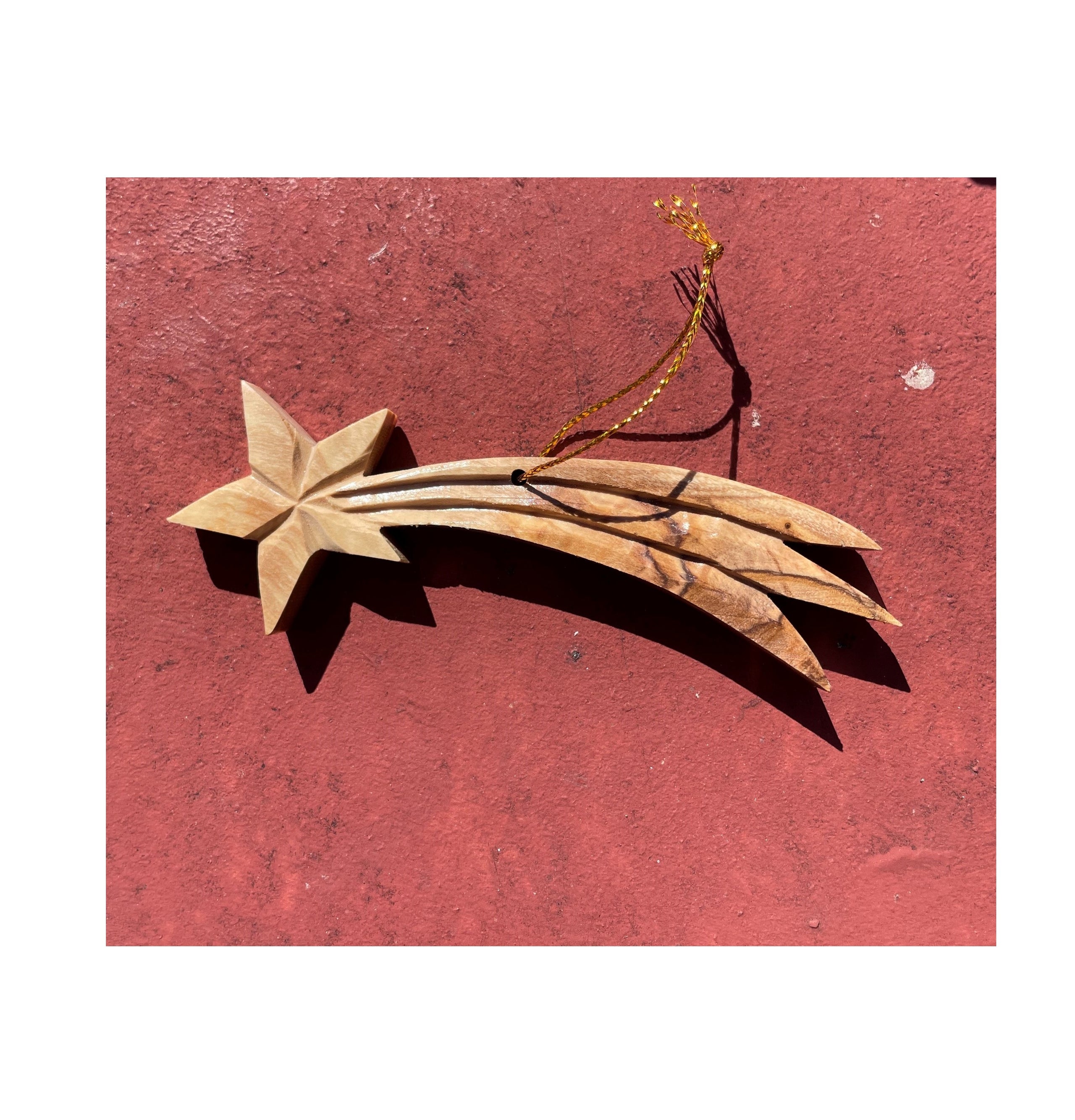 Comet Star of Bethlehem Ornament - 4.13 inch | Franciscan Monastery of the Holy Land